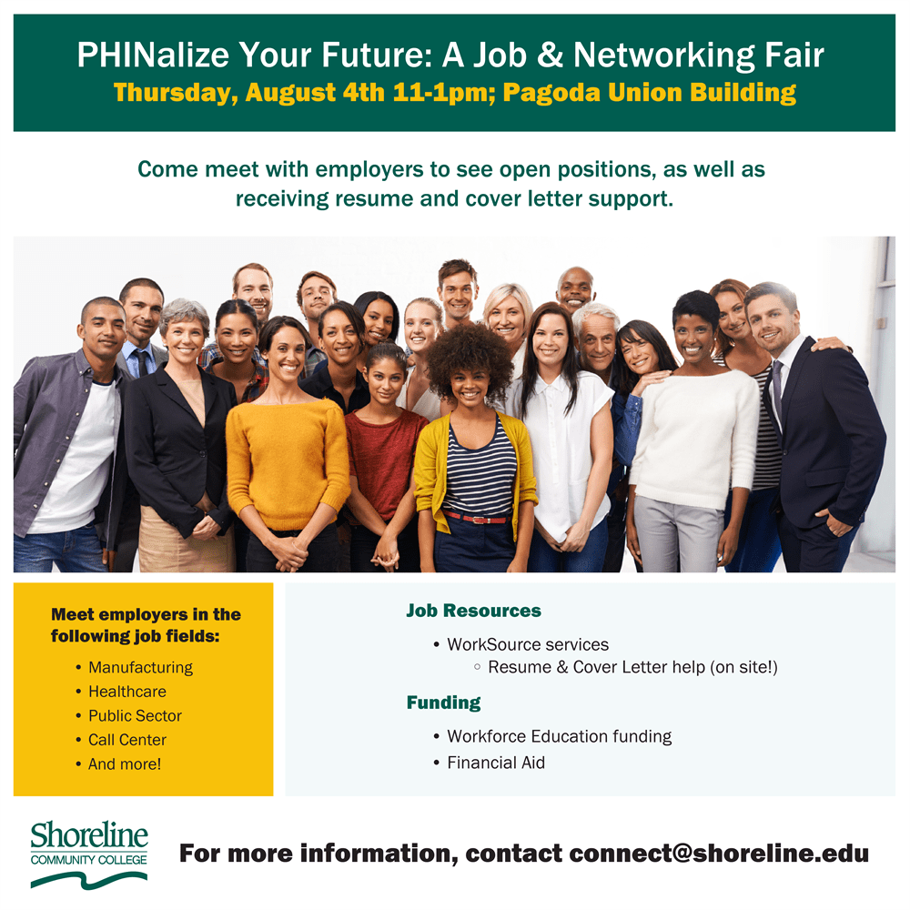PHINalize Your Future: A Job & Networking Fair 8/4, 11-1 pm – Day at a ...
