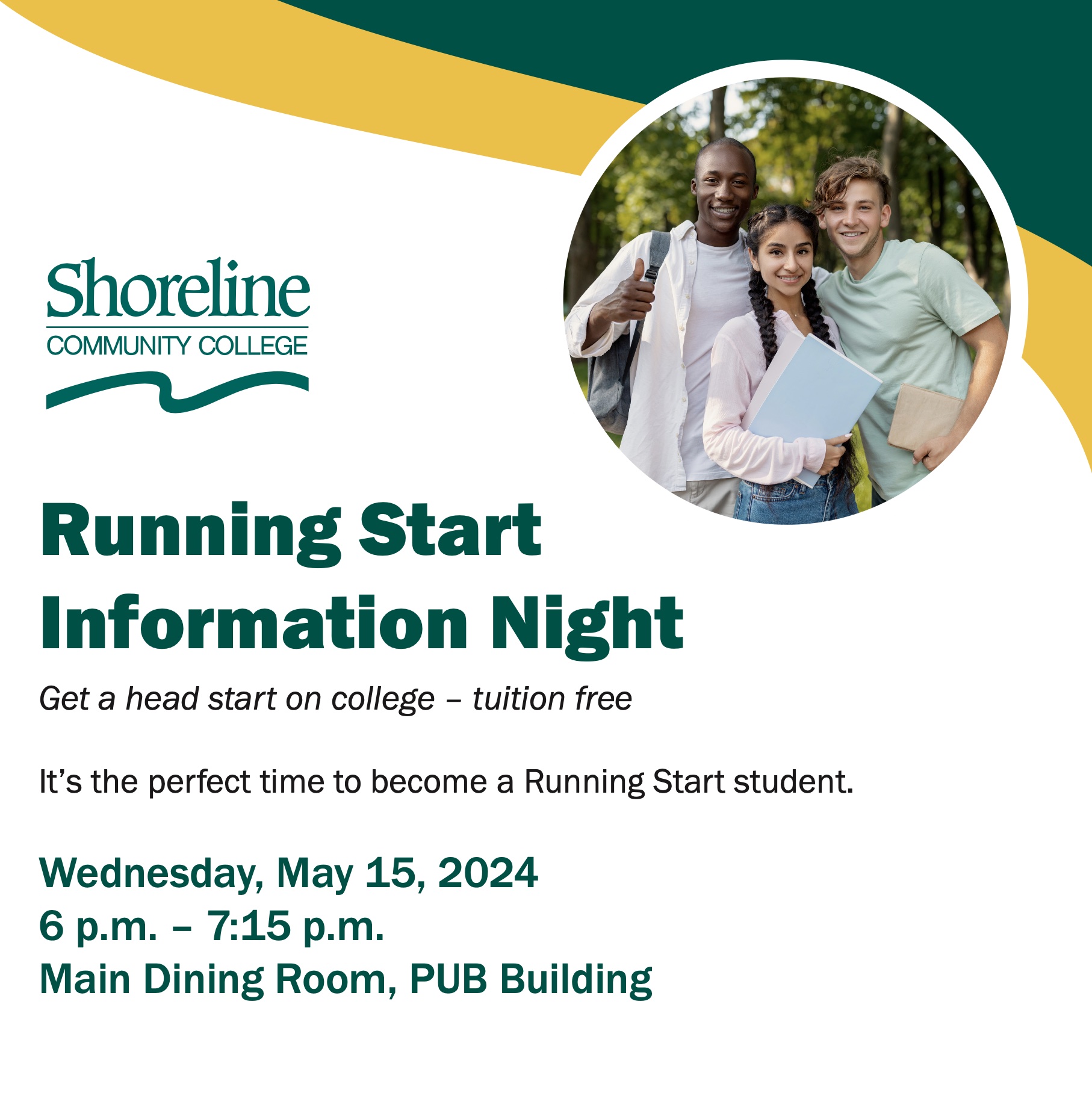 Running Start Information Night 5/15/24 – Day at a Glance